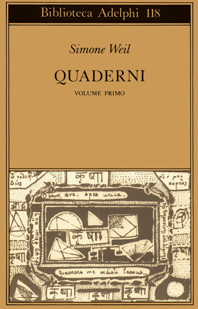 Quaderni, I - Simone Weil